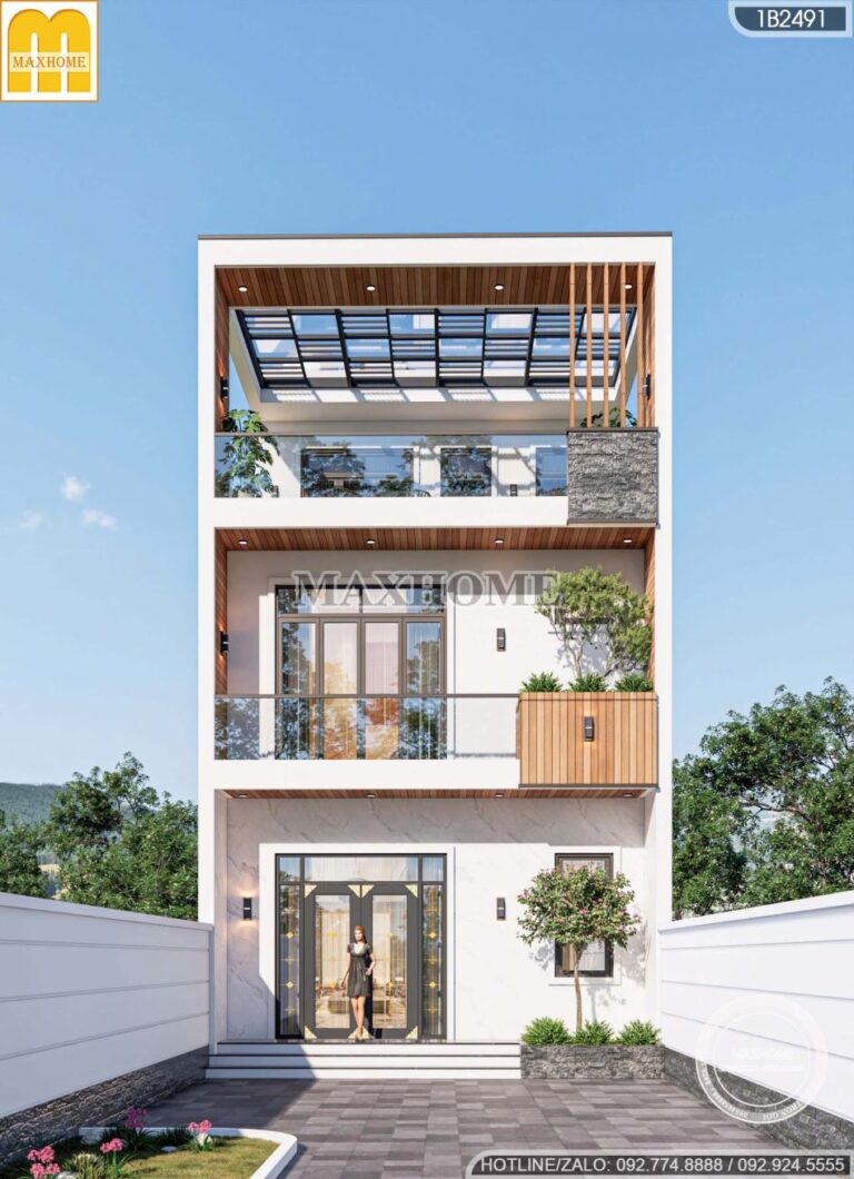 Khám phá mẫu nhà phố 3 tầng hiện đại, đẹp xuất sắc tại Hà Nội