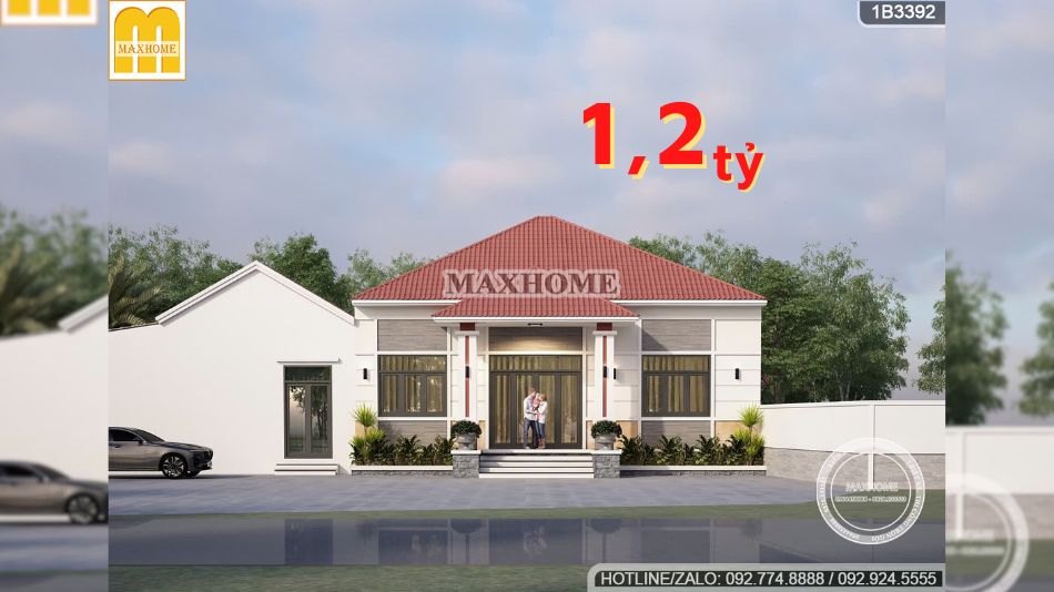 Khám phá vẻ đẹp bình dị của ngôi nhà cấp 4 ngói đỏ truyền thống